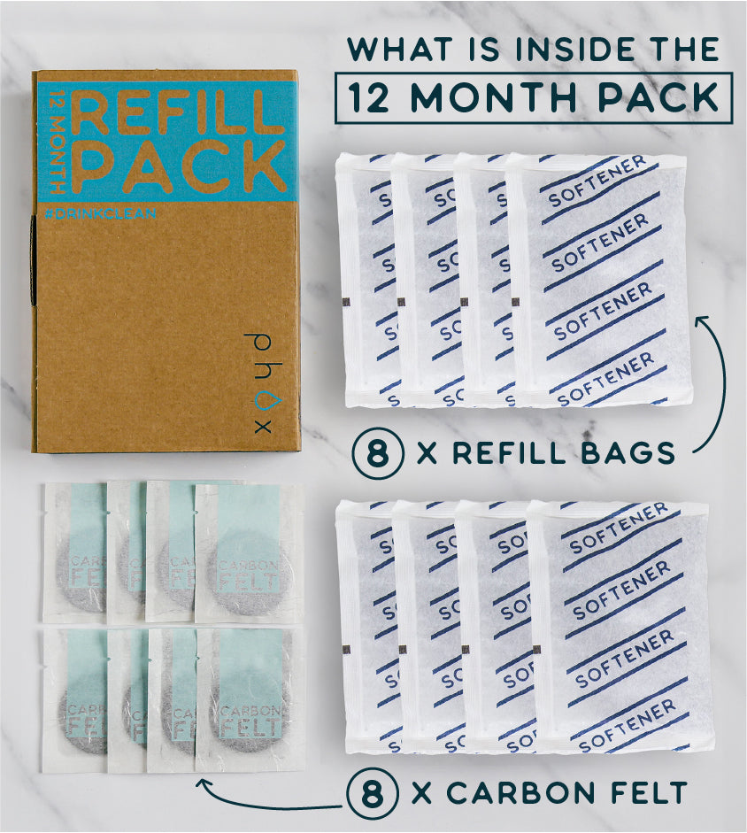 Phox Water Filter - Softener Refill Pack